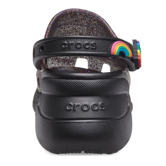 CROCS | Shoes | Crocs Classic Bae Pride Translucent Glitter Clogs ...